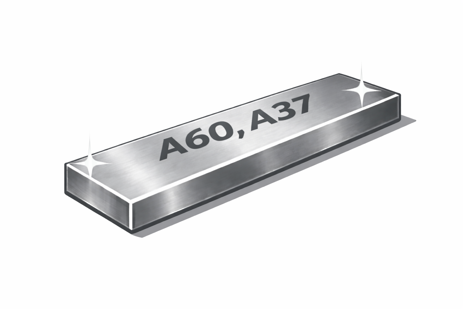 Méplat acier étiré a60 et a37 - plat C45 étiré | Acier de précision